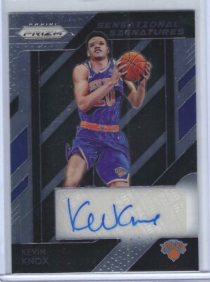KEVIN KNOX 2018-19 PANINI PRIZM SENSATIONAL SIGNATURES ROOKIE AUTO RC # ...