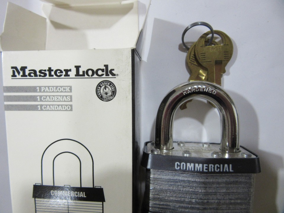 Master Lock 5KA Heavy Duty 2" Wide Pad Lock Keyed Alike NEW!!! Free ...