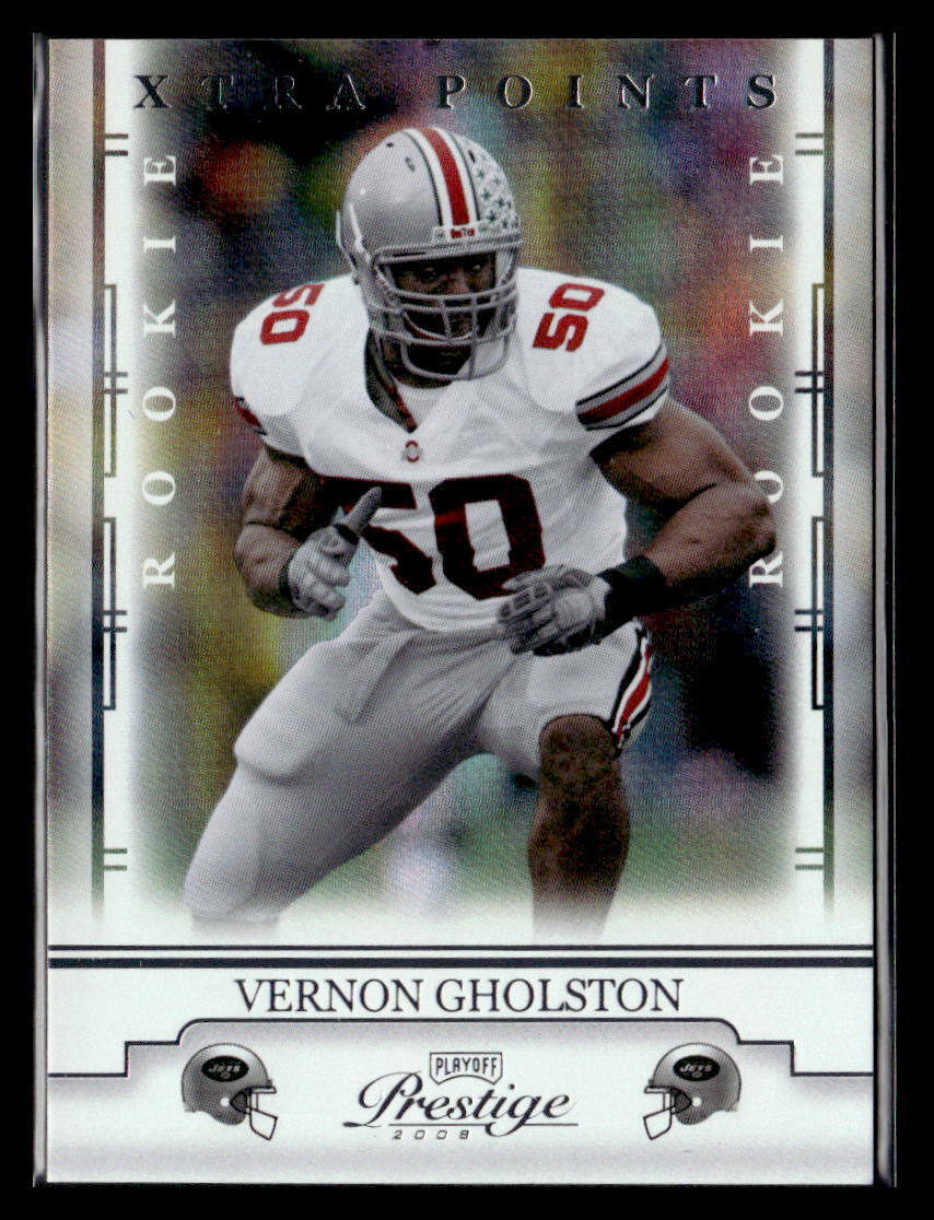 2008 Playoff Prestige #198 Vernon Gholston Xtra Points #/300 | eBay