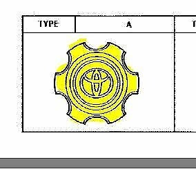 42603-60500 Genuine Toyota 03-09 4Runner Aluminum Wheel Center Hub Cap ...
