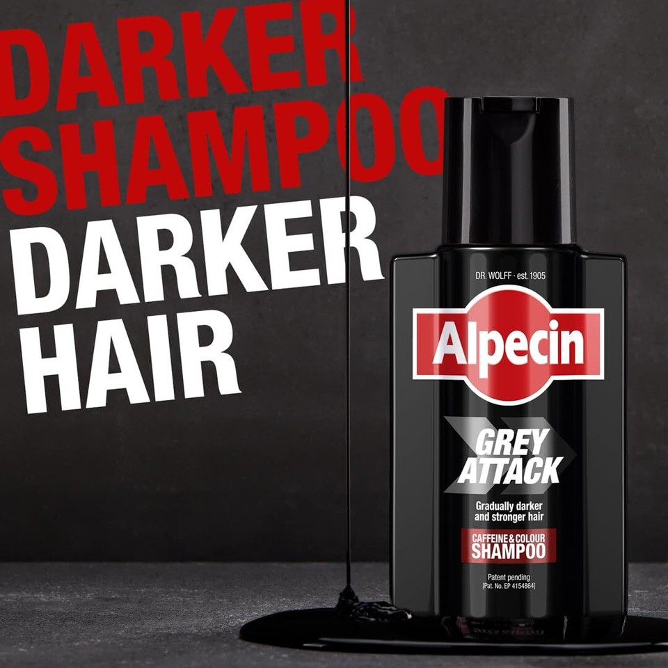 Alpecin Grey Attack Caffeine & Colour Shampoo for Men 1x 200ml ...