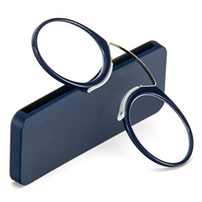 Thin Armless Reading Glasses No Temple Pinch Nose Clip On Readers with ...