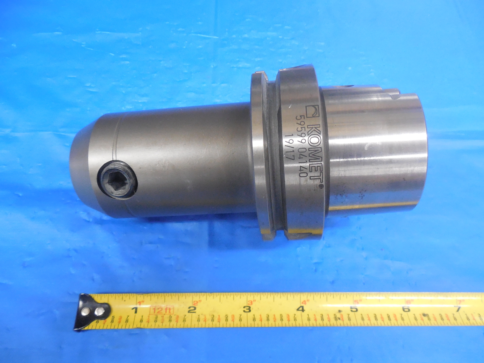 KOMET HSK80A 20 mm DIA SOLID END MILL TOOL HOLDER 4 3/8" PROJ. 59599 ...