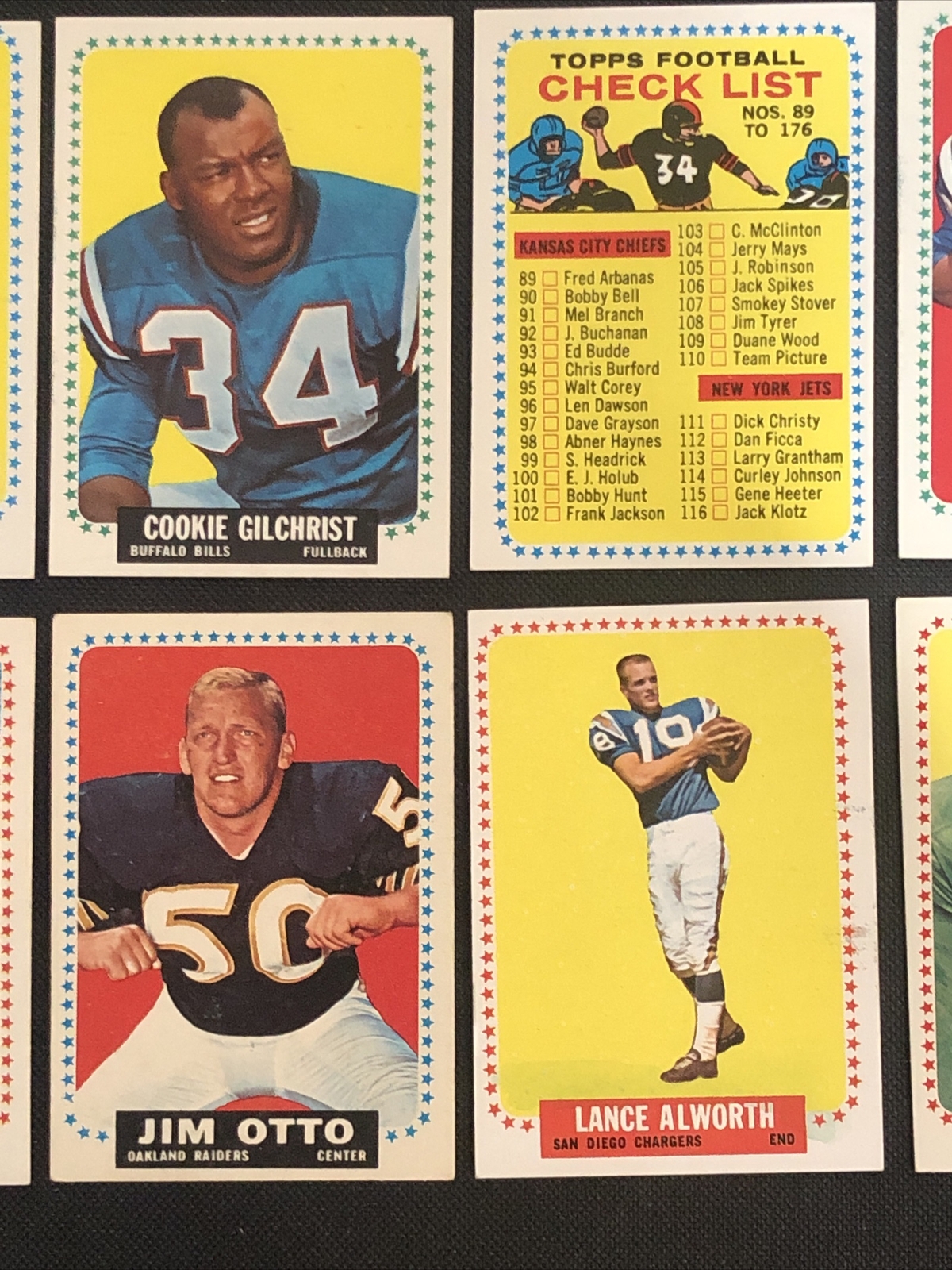 1964 Topps Football Complete Set 176 Cards NM Beautiful Sharp PSA | eBay
