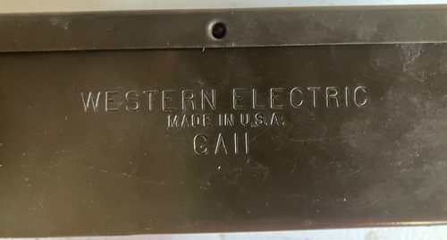 Western Electric Metal Phone Terminal Connection Box…… With Terminal ...
