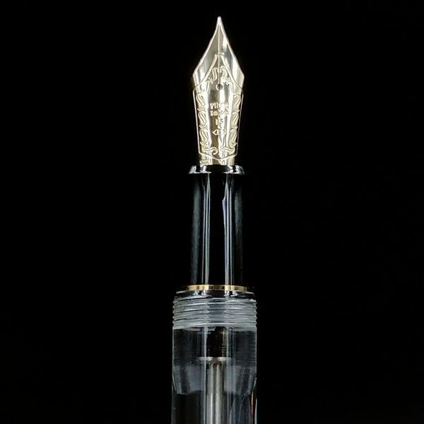 Pilot CUSTOM 823 Plunger Type Transparent Clear Signature Nib FKK-3MRP ...