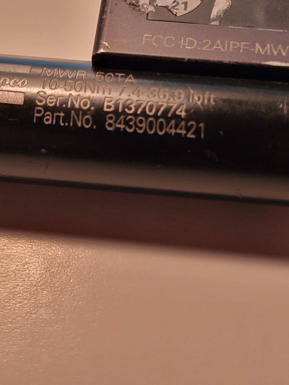 ATLAS COPCO Mechatronic Wrench MWR-5O TA 8439 0044 21 USED FREE ...