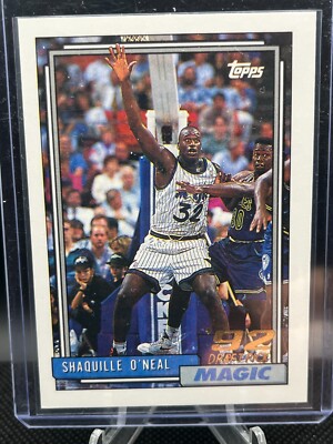 1992-93 Topps Shaquille O'Neal Rookie Shaq RC #362 | Orlando Magic HOF ...