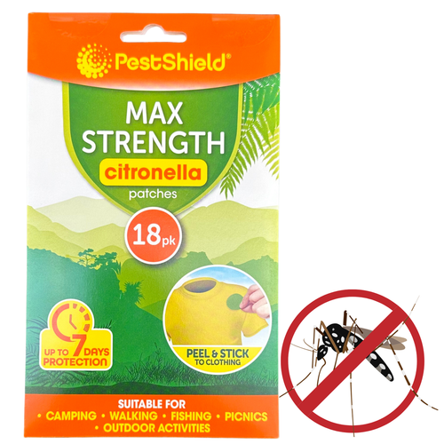 Max Strength Citronella Patches 18pk Insect Mosquito Repellent Outdoor ...