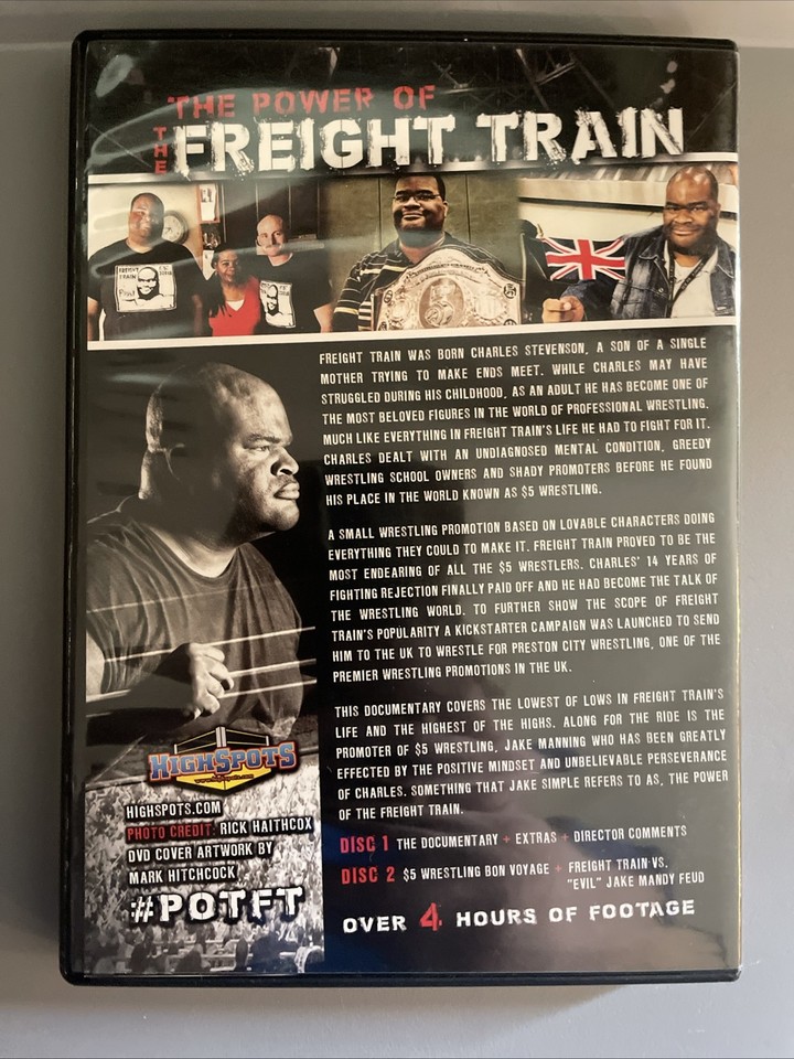 Power Of Freight Train 2 DVD Set Highspots AEW $5 Wrestling WWE TNA NXT ...
