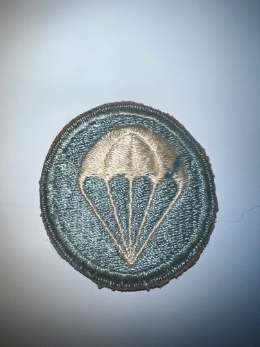 US Army Original WW2 Airborne Paratrooper Garrison Cap patch, FE no ...