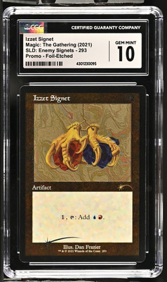 IZZET SIGNET Secret Lair Etched Rare CGC 10 Gem Mint MTG [Nostalgium ...