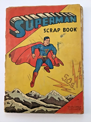1940 SUPERMAN #2 Golden Age DC Comic Scrapbook Saalfield | eBay