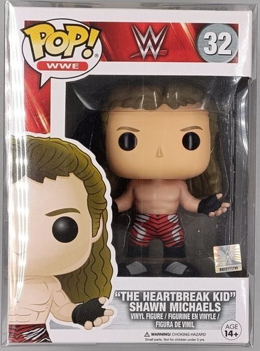 Funko POP #32 The Heartbreak Kid Shawn Michaels - WWE with POP ...