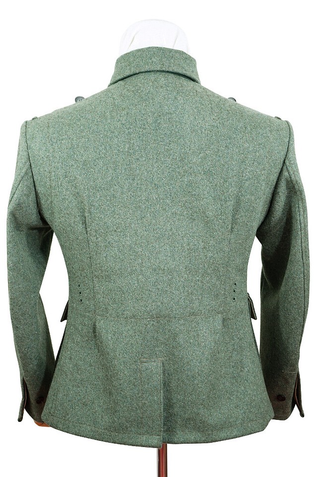 WW2 German M41 elite EM fieldgrey wool tunic Feldbluse | eBay