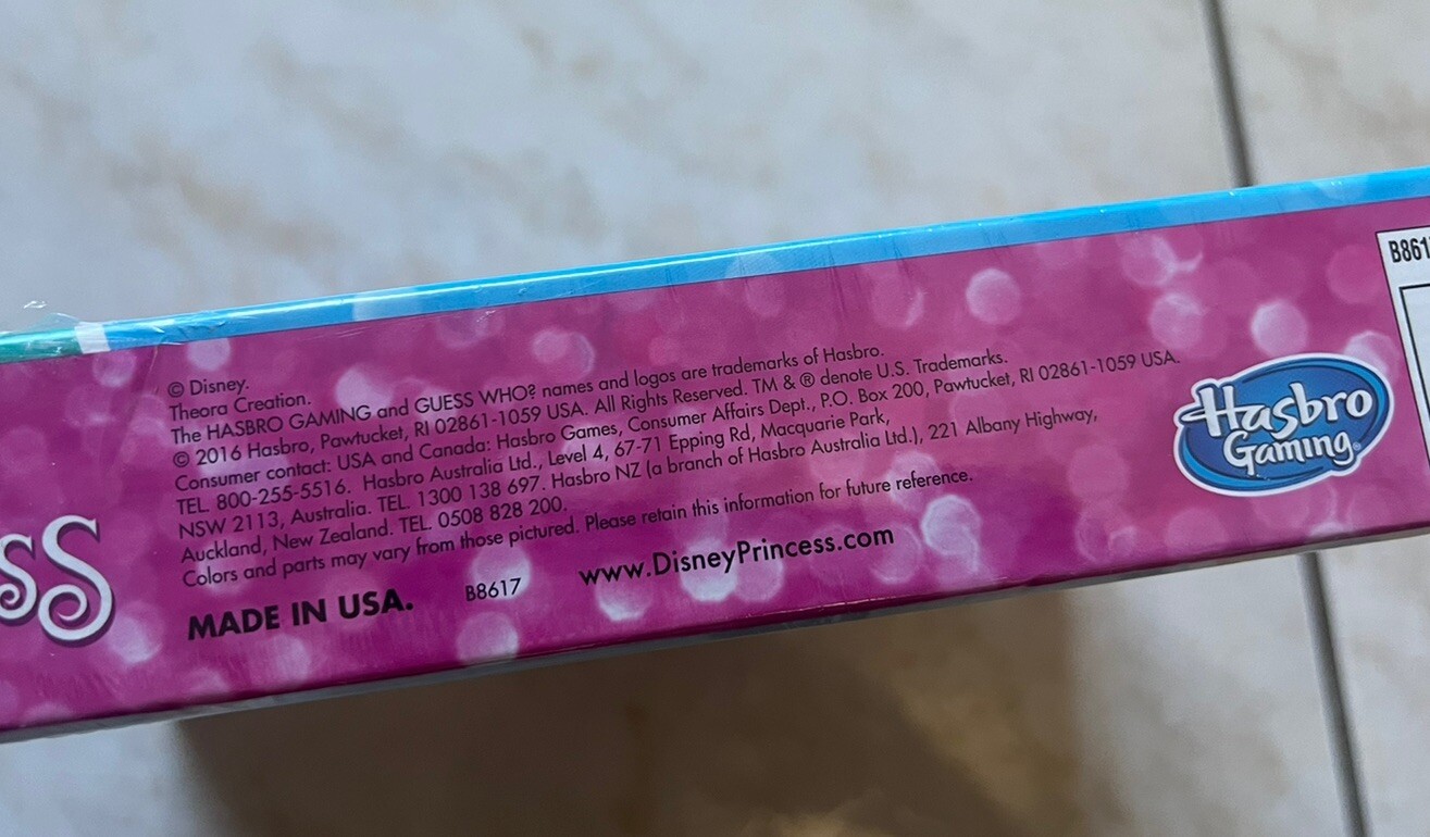 Guess Who Disney Princess Who? Edition Game Hasbro B8617 for sale ...