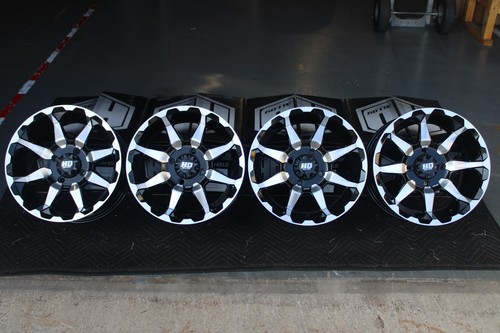 YAMAHA RHINO 660 14" STI HD6 M MACHINED / BLACK ATV WHEELS ( SET 4 ...