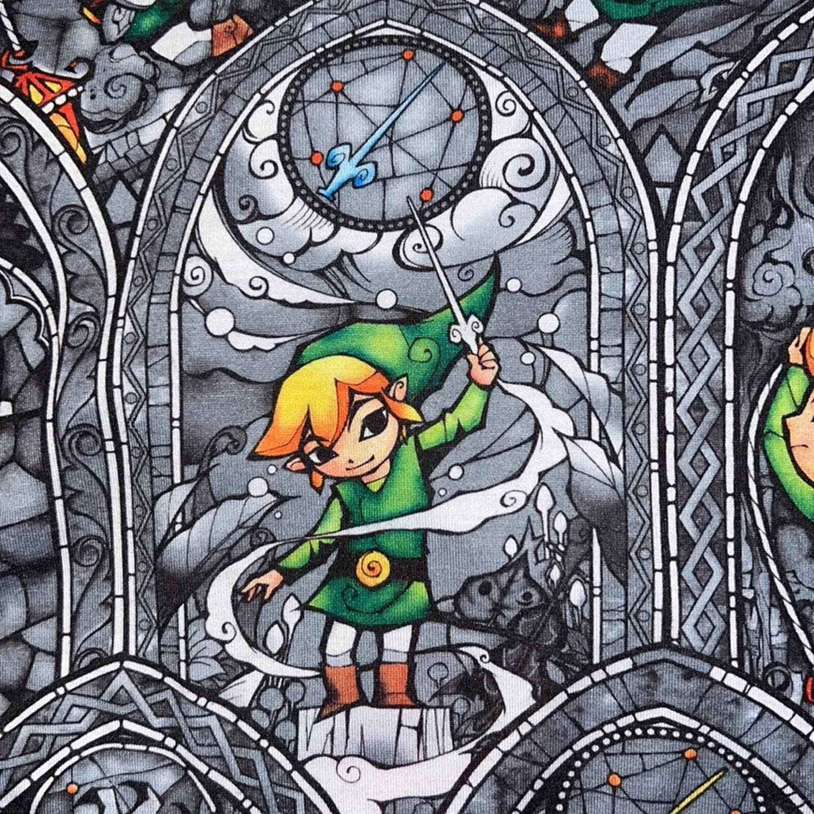 The Legend Of Zelda: The Wind Walker Stained Glass Dr… - Gem