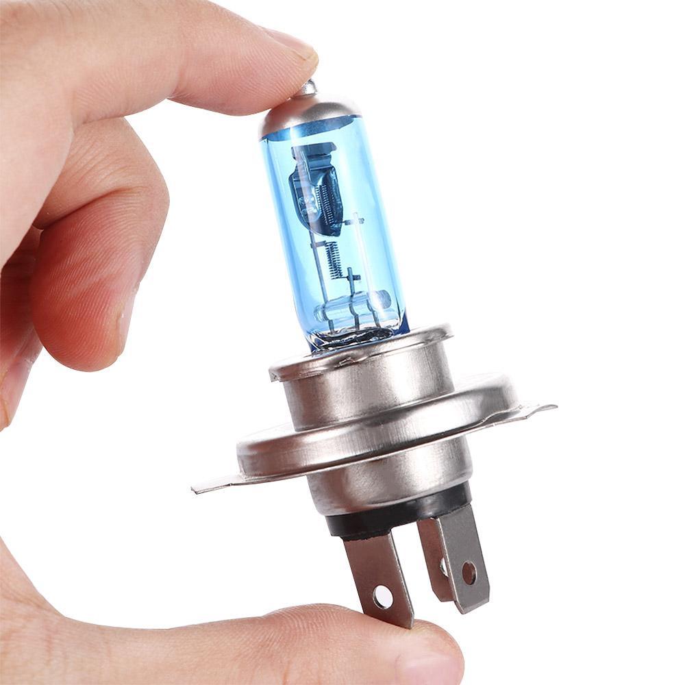 2Pcs/Set H4 12V 60/55W Halogen Car Light Bulbs Xenon White 5000K ...
