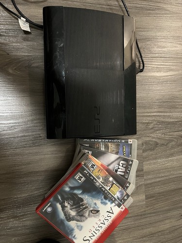 Ps3 With Games And Cables No Controllers | eBay