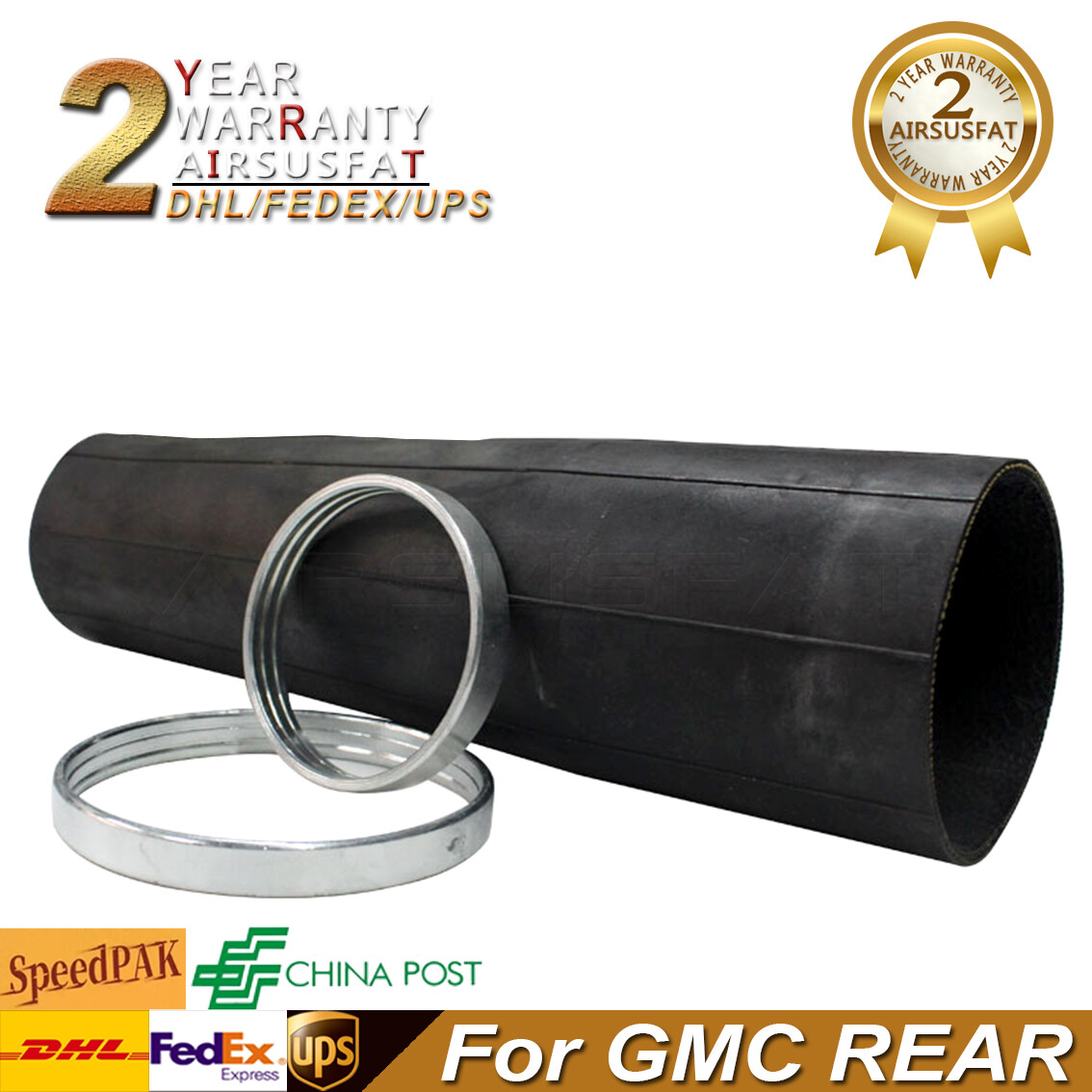 Rear Air Shock Sleeve Rings For Chevrolet Suburban Avalanche Tahoe GMC ...