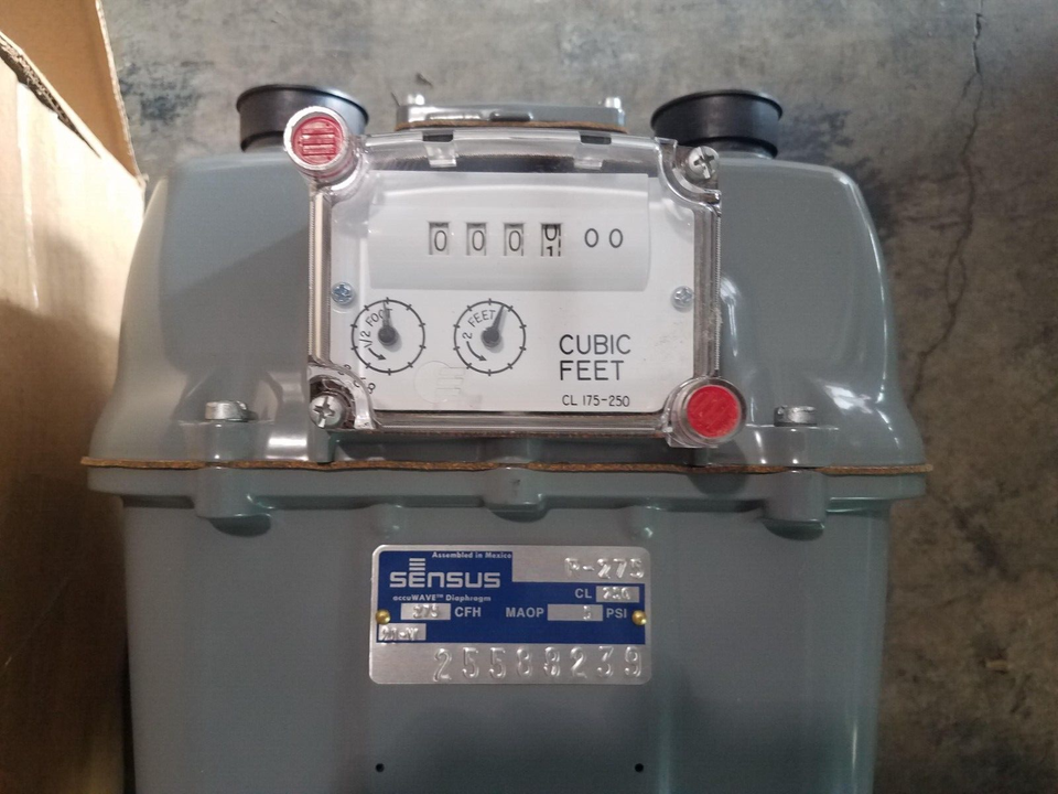 Sensus R-275 Residential Gas Meter Under 500 Cubic Feet per Hour | eBay