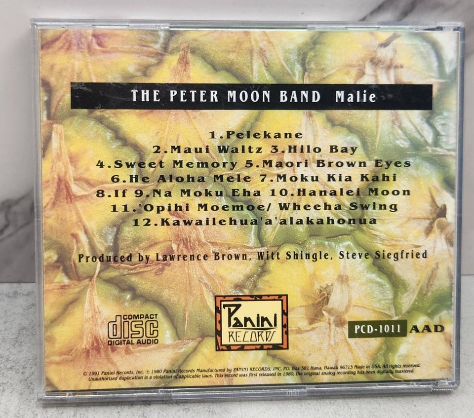 The Peter Moon Band "Malie" CD Hawaiian Music | eBay