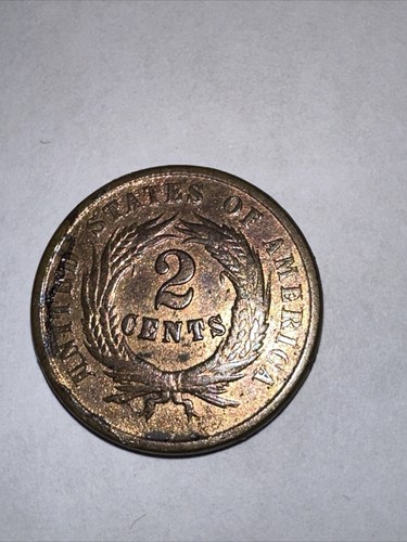Rare - 1864 Two Cent Piece 2C Civil War Date US Copper Nice Coin | eBay
