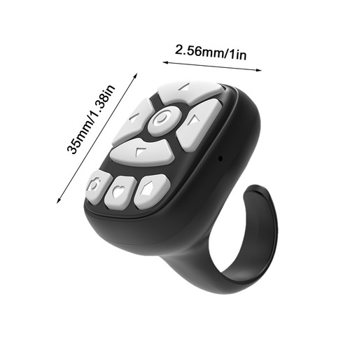 Bluetooth 5.3 Remote Control Ring Finger Scroller Remote E-book Scrolling Ring | eBay