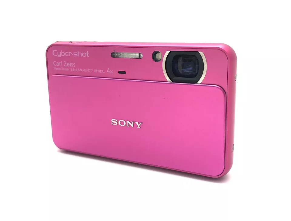 Sony Cyber-Shot DSC-T99 14.1MP Digital Camera Touch Screen Green/Pink ...