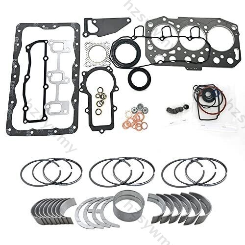 Full Set Re-Ring Kit Compatible For Yanmar 3TNM72 Engine VIO17 ...