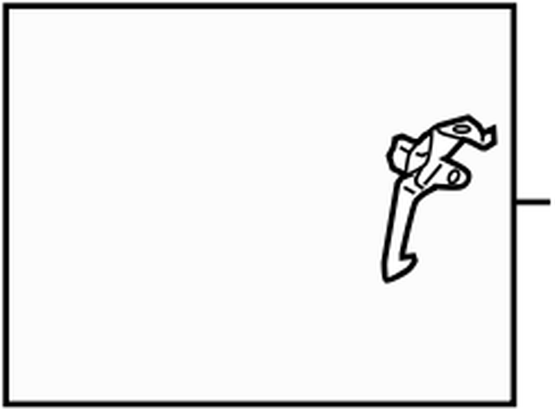 53540-0C030 Toyota Lever assy, auxiliary catch release 535400C030, New ...