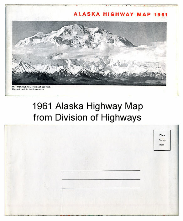 Vintage 1961 Alaska Official State Highway Road Map | eBay
