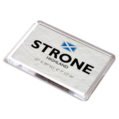 FRIDGE MAGNET - Strone, Highland, Scotland - Lat/Long NH7100 | eBay UK