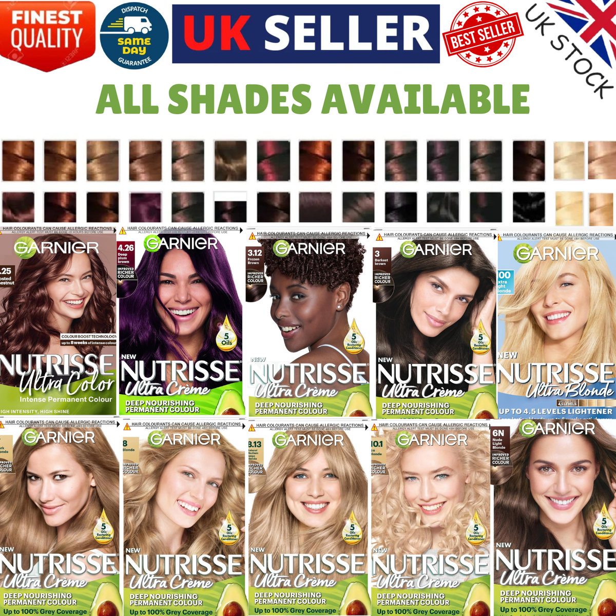 Garnier Hair Dye Colors