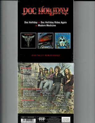 DOC HOLIDAY -DOC HOLIDAY/RIDES AGAIN/MODERN MEDICINE (2CD) NEW **29 ...