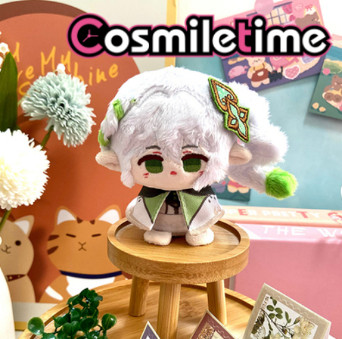 Genshin Impact Nahida 10cm Plush Doll Stuffed Toy Strap Anime Plushie ...