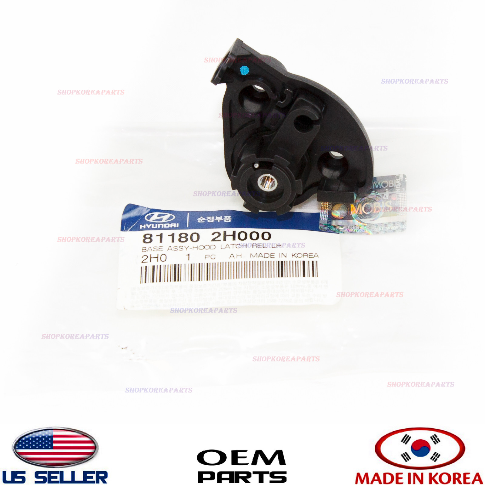 811802H000 Genuine Hyundai / KIA BASE ASSY-HOOD LATCH REL LH for sale ...