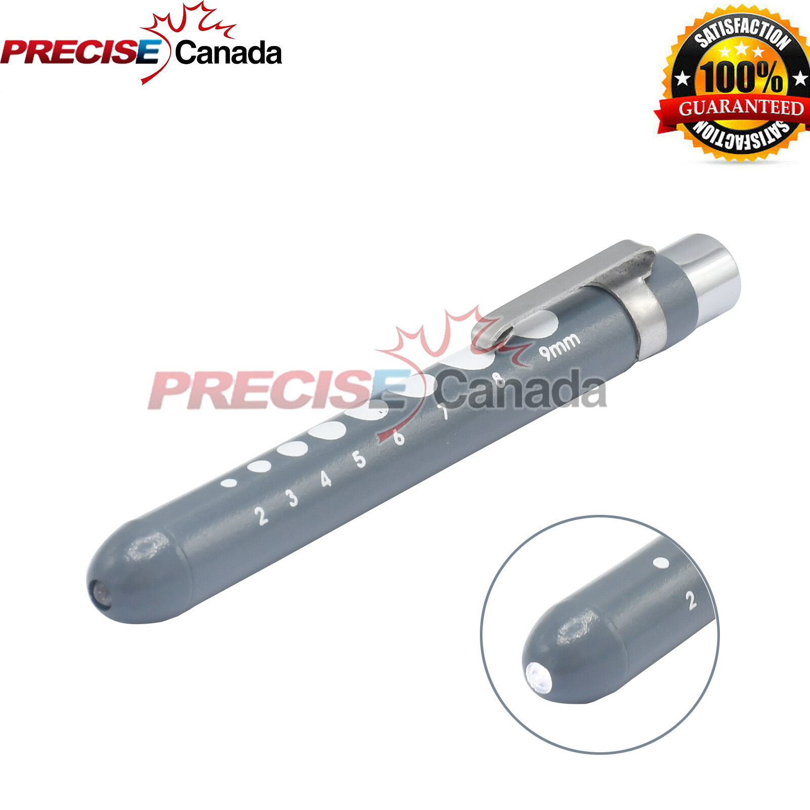 Medical Pen Torch Surgical Reusable neuro torch Pocket LED Light Gray ...