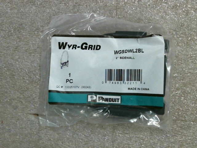 Qty. 19 Panduit Wyr-Grid WGSDWL2BL 2" Snap-On Sidewalls New NIB FACTORY ...
