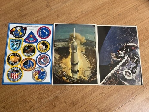 Vintage 1969 Apollo NASA Houston Space Center Memorabilia Mags Photos ...
