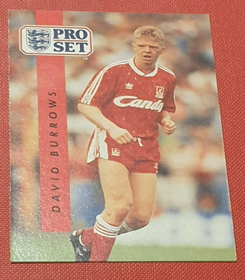 1990 Pro-Set EPL David Burrows Trading Card - Liverpool - Defender ...