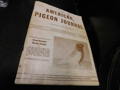 American Pigeon Journal Magazine 1979 January | eBay