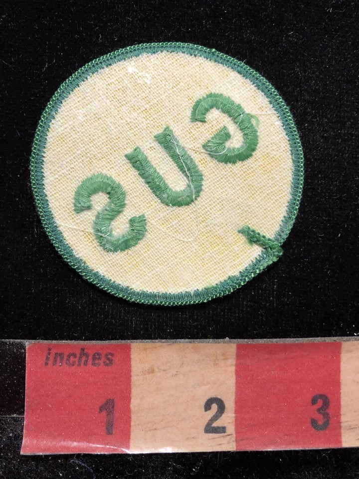Circa 1990s NAME GUS Green On Yellow Advertising Patch 00N3 | eBay