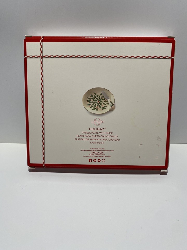 Lenox Christmas Serving Plate with Gold Trim | eBay