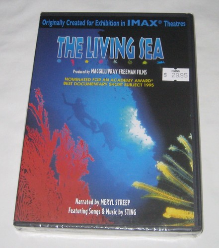 The Living Sea IMAX DVD new unopened narrated by Meryl Streep music by ...