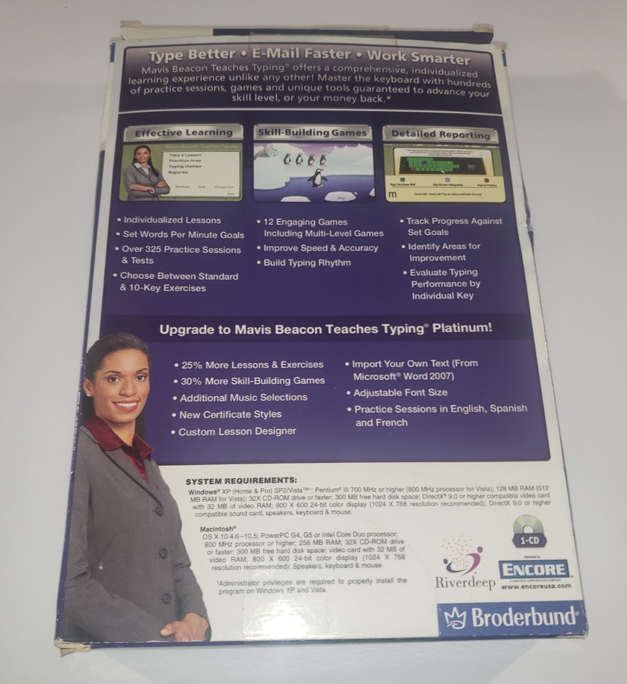 Mavis Beacon Teaches Typing Deluxe Version 20 for PC / MAC by ...