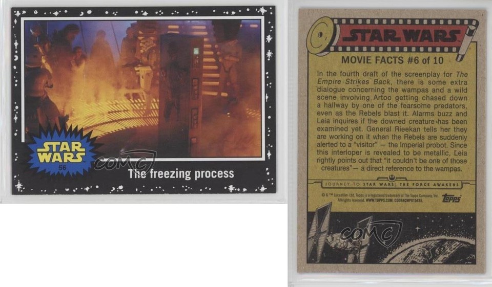 2015 Topps Star Wars: Journey to The Force Awakens Black Starfield #56 ...