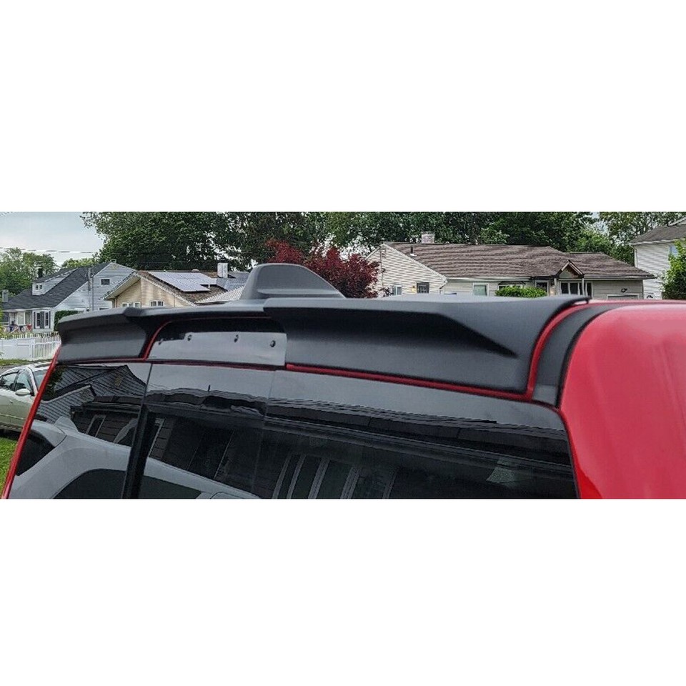 For 19-23 24 Dodge Ram 1500 Crew Cab Matte Black Roof Rear Cab Spoiler ...
