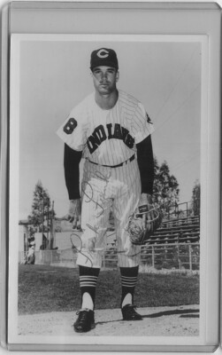 1961 Cleveland Indians Team Issued Frank Funk Autographed Postcard ...
